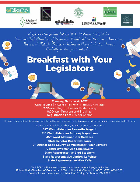 Legislative Breakfast | Events and News | Pulaski Elston Business ...